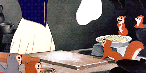 GIF snow white pie baking - animated GIF on GIFER - by Mular