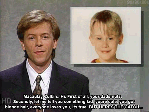 Macaulay culkin saturday night live 1990s GIF on GIFER - by Mosius