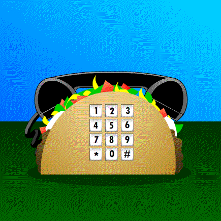 Telephone phone tacos GIF on GIFER - by Gholbilmeena