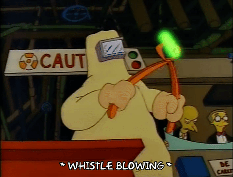 Caution homer simpson season 4 GIF on GIFER - by Hundis