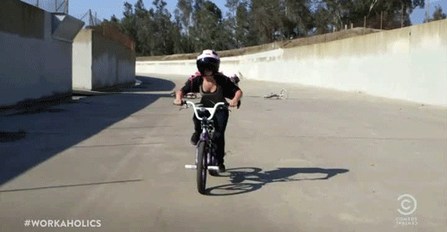 Reaction workaholics bicycle GIF on GIFER - by Melabar