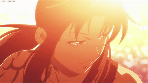 Revy Black Lagoon Smiling