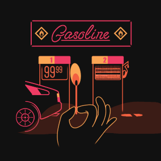 Neon gasoline dark GIF on GIFER - by Umdora