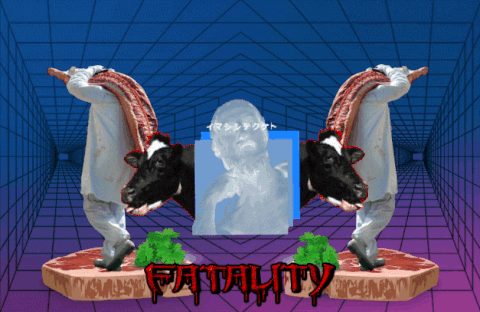 Cow experimental meat GIF on GIFER - by Zololl