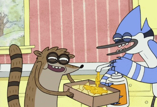 Nachos cartoon network regular show GIF on GIFER - by Marilis