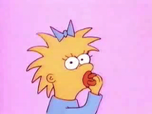 GIF burp maggie simpson simpsons - animated GIF on GIFER - by Mubor