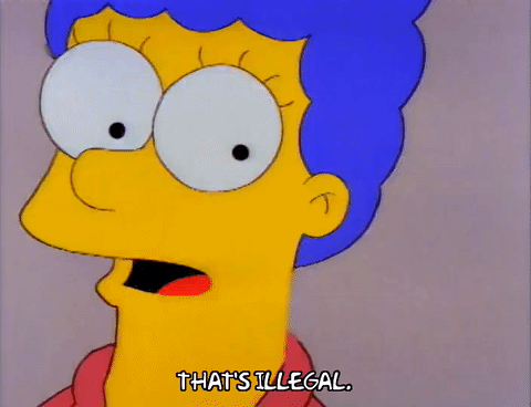Illegal thats illegal marge simpson GIF on GIFER - by Magda