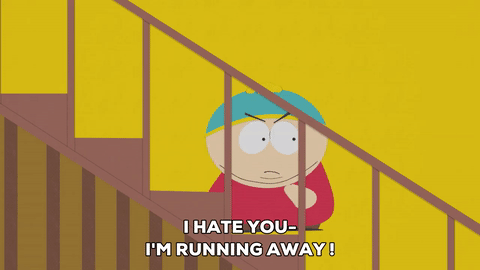 GIF run rage cartman - animated GIF on GIFER - by Diregrove