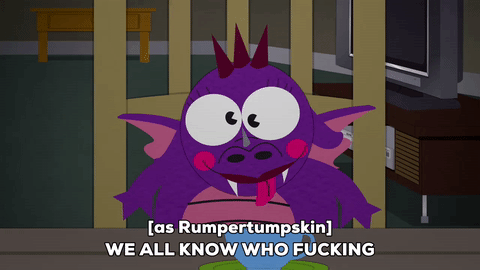 GIF monster serious staring - animated GIF on GIFER - by Adoragar