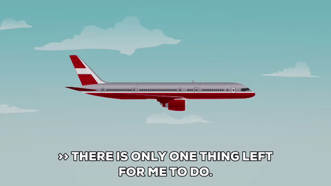 Sky flying plane GIF on GIFER - by Dandis