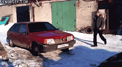 Fall apart car kick GIF on GIFER - by Thori