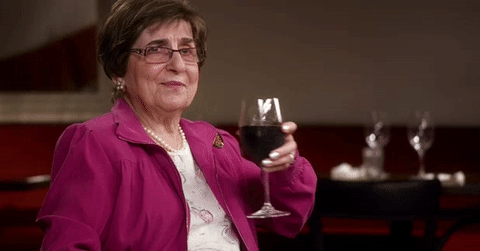 Drinking wine chelsea GIF on GIFER - by Mezilmaran