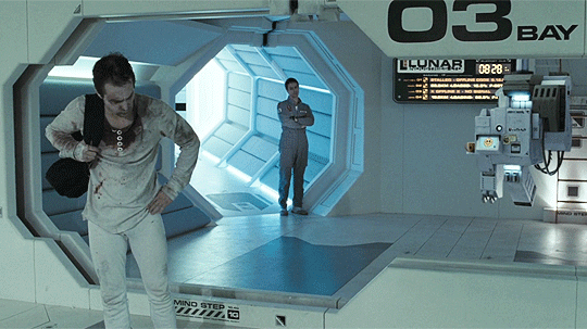 GIF moon film sam rockwell - animated GIF on GIFER - by Goldfist