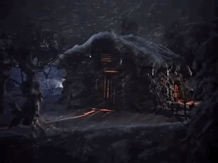 Night perfect loop moon GIF on GIFER - by Dagdadi