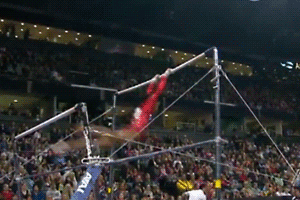 Leotard red gymnastics GIF on GIFER - by Colore