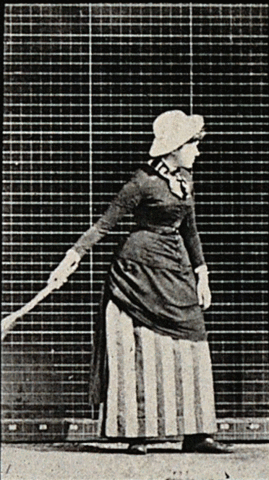 Tennis player eadweard muybridge tennis GIF on GIFER - by Shahn