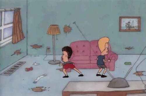 Beavis and butthead 90s dancing GIF on GIFER - by Rageweaver