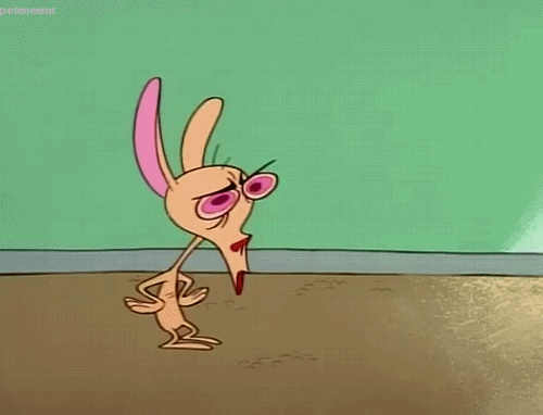 Ren and stimpy 90s cartoon GIF on GIFER - by Nilarius