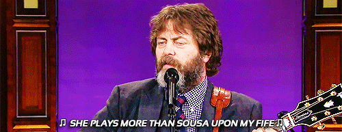 R megan mullally nick offerman GIF on GIFER - by Bloodsmasher