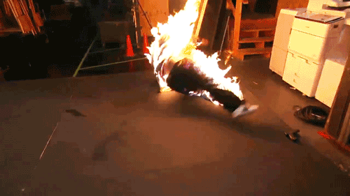 Stop drop and roll fire GIF on GIFER - by Mok