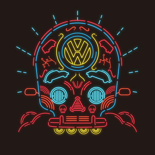 Volkswagen calaverita funny GIF on GIFER - by Mirarana