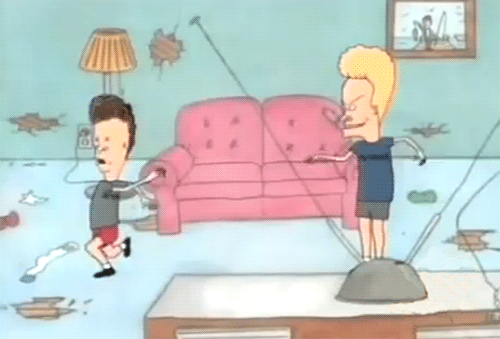 Beavis And Butthead Dancing Gif