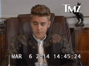 Justin Bieber Winking Gifs