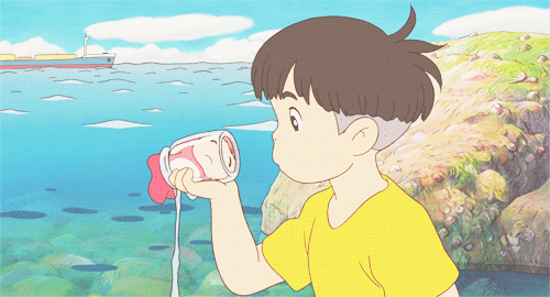 Ponyo And Sosuke Gif