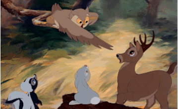 Bambi twitterpated first day of spring GIF on GIFER - by Febar