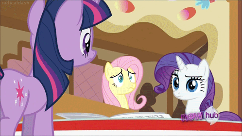 Reaction mlp my little pony GIF on GIFER - by Mezira