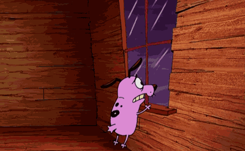 Cartoon network courage the cowardly dog funny GIF on GIFER - by Daath