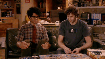 High five the it crowd tv GIF on GIFER - by Vojas