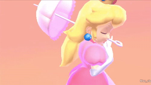 Sexy kiss princess peach blowing a kiss GIF on GIFER - by Nikotaxe