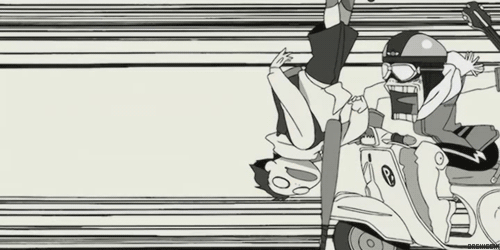 GIF anime manga flcl - animated GIF on GIFER - by Centrigda