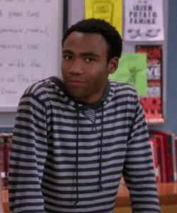 Donald Glover Community Gif Fire