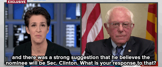 Bernie sanders news mic GIF on GIFER - by Conjuswyn
