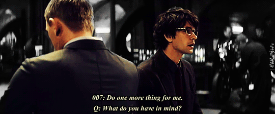 Q 007 Gif YARN | Balls, Q? Bolas, 007! | James Bond: Moonraker (1979