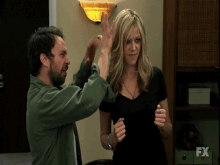 Animiertes GIF Mit Schlag Auf Die Stirn