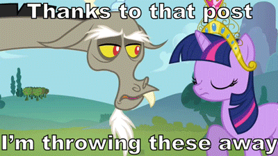 Discord mlp my little pony GIF on GIFER - by Douk