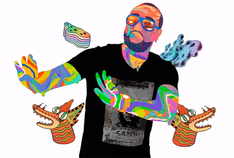 Illustration color dope GIF on GIFER - by Morne