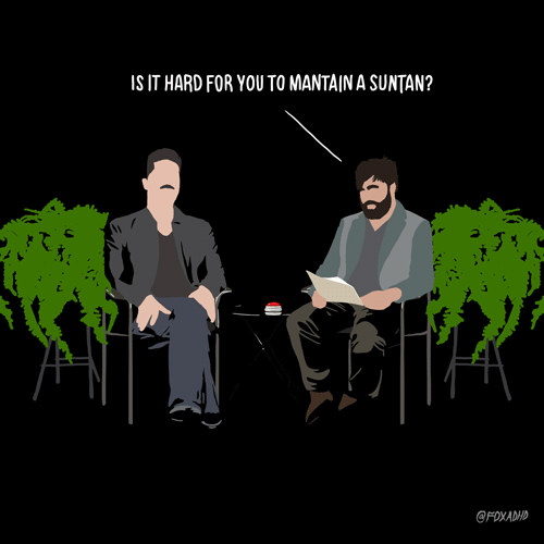 Between two ferns artists on tumblr GIF on GIFER - by Gholbifym