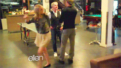 Emma stone ellen degeneres dance dare GIF on GIFER - by Rexbrew