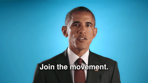 Join the movement président des états-unis bougeant GIF sur GIFER - par ...