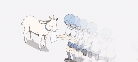 Nichijou Gif Goat