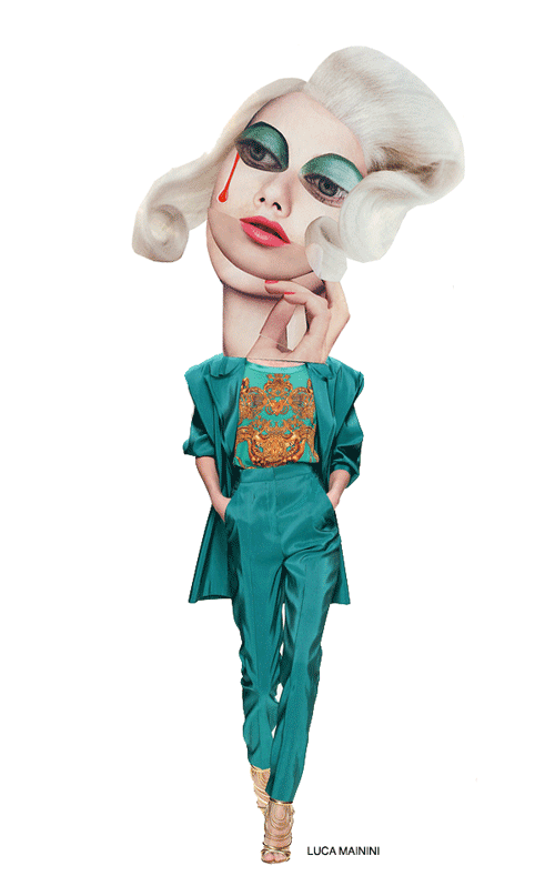Collage fashion illustration fashion GIF on GIFER - by Gratius