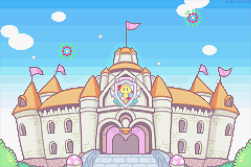 Video games castle fireworks GIF on GIFER - by Whispershade