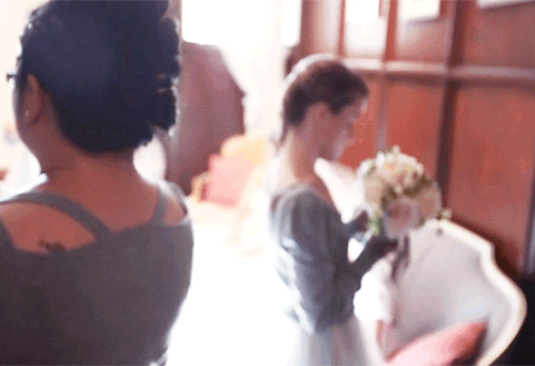 GIF wedding flowers castle - animated GIF on GIFER - by Mell