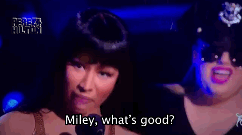 Miley cyrus mtv nicki minaj GIF on GIFER - by Saiginn