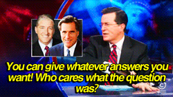 Stephen colbert the colbert report mitt romney GIF on GIFER - by Shalv