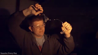 Prince rupert drops ciencia smarter every day GIF en GIFER - de Megrel